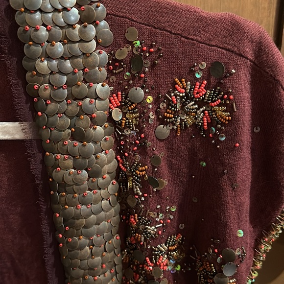 Rozae Nichols | Sweaters | Nwt Rozae Nichols Cashmere Beaded Shrug ...